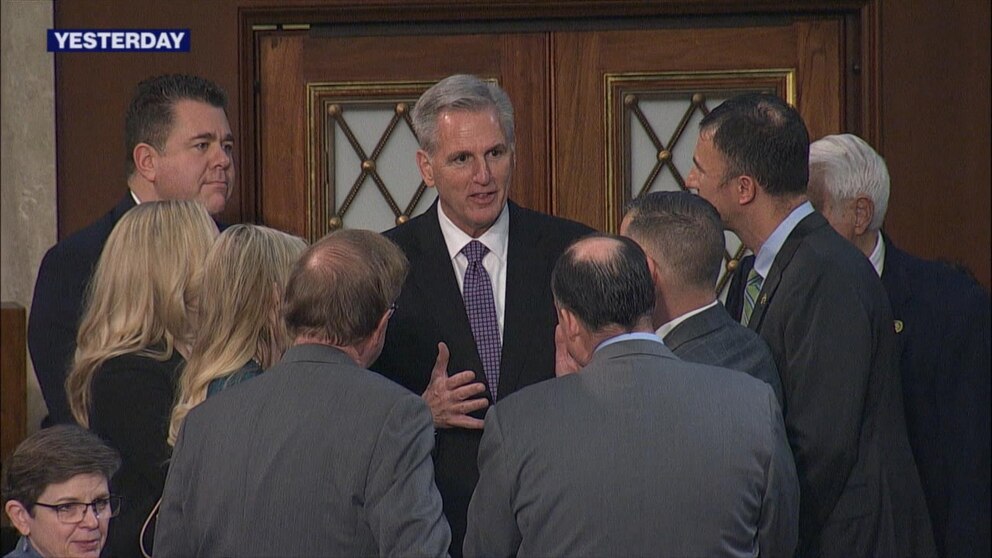 Video Rep Kevin Mccarthy Continues Bid For Speakership After 6 Failed