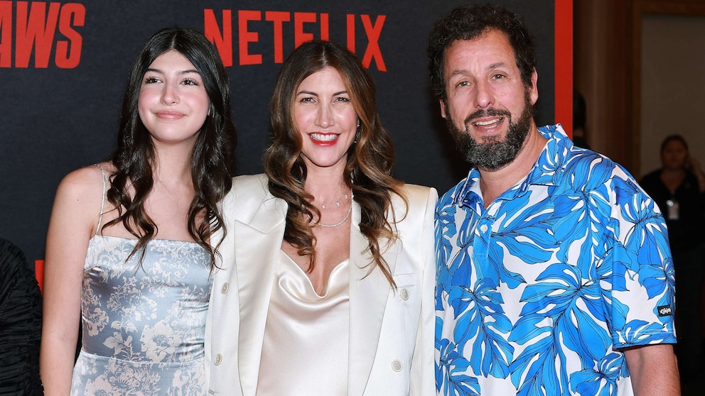 Adam Sandler steps out with wife, daughter at movie premiere: See the ...