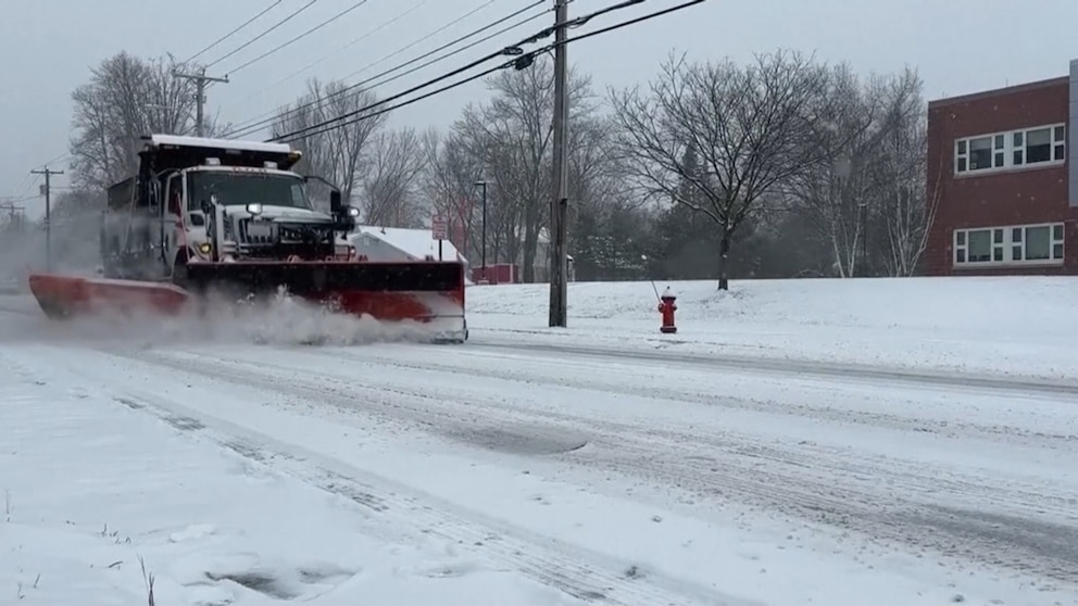 Video Nor’easter hits East Coast as millions prepare for brutal cold ...