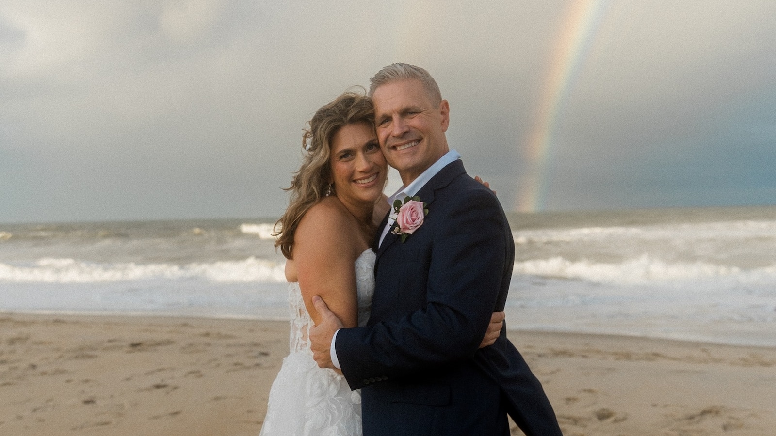 Couple who met after losing spouses celebrate wedding with double ...
