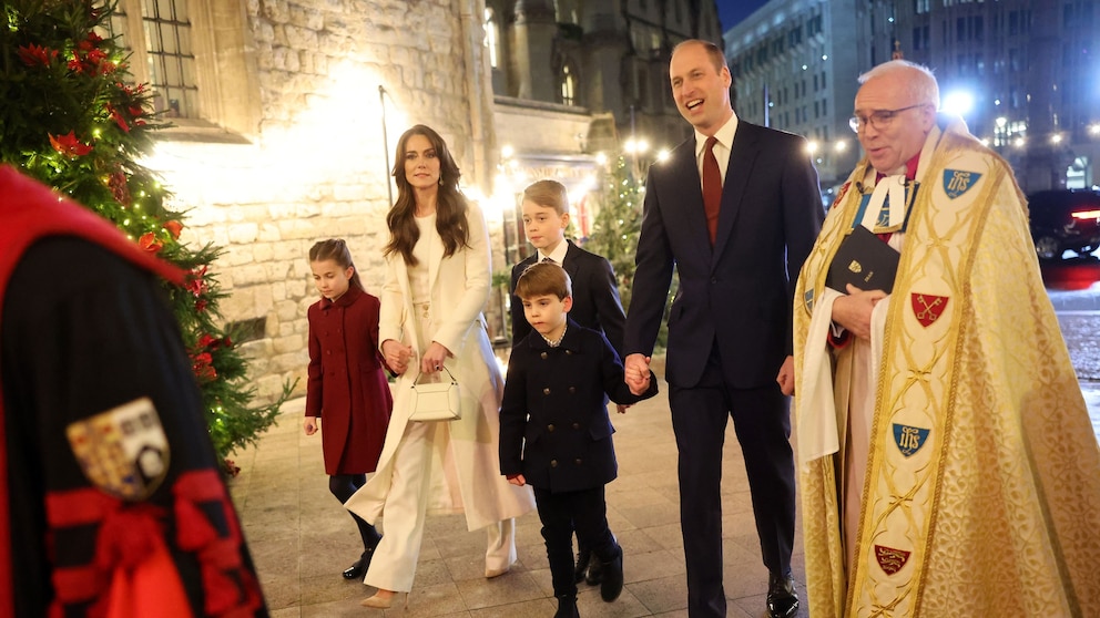George, Charlotte and Louis join Prince William, Princess Kate at ...