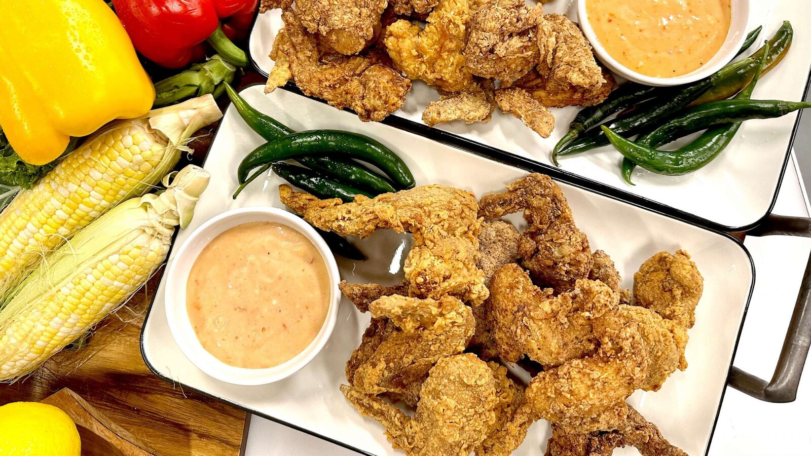 Crispy chicken with barbecue yuzu mayo is a gluten-free flavor bomb to ...