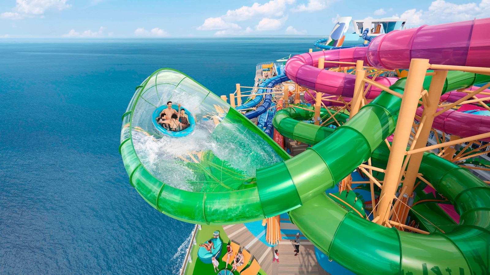 1st look at largest at-sea water park on Royal Caribbean's new ship ...