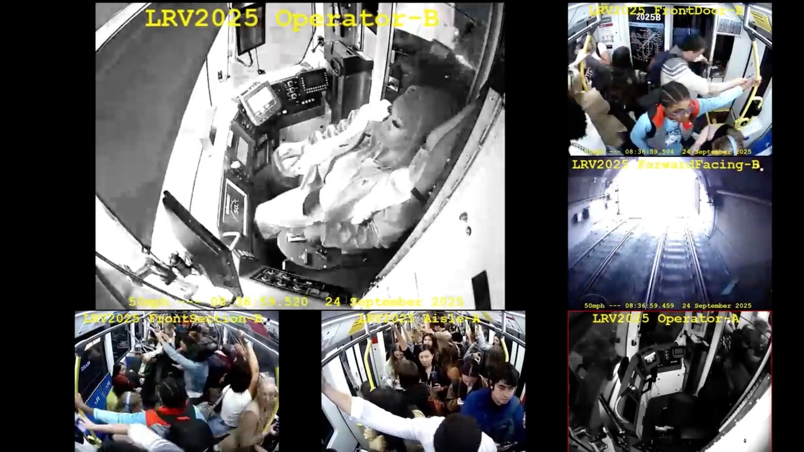 San Francisco Muni driver appears to fall asleep before train ...
