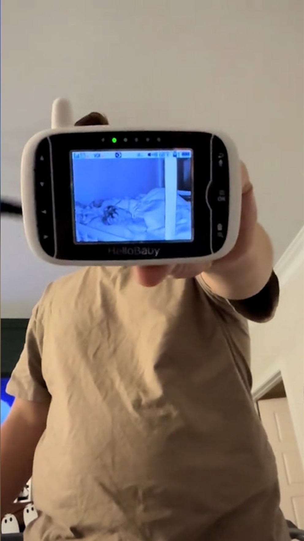 Video When your toddler realizes you can see and hear them on camera ...