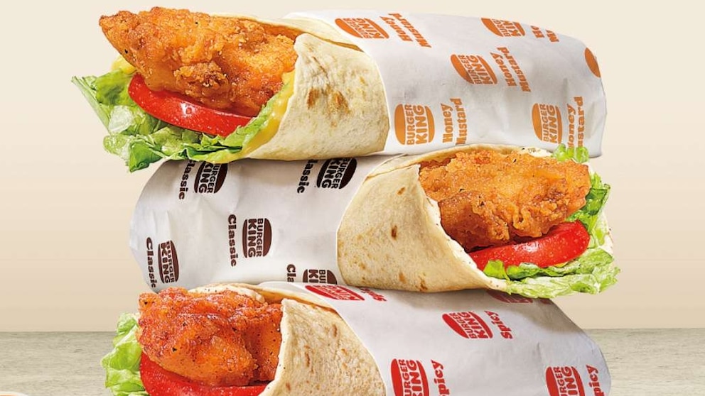 Royal Chicken Wraps join the menu at Burger King - ABC News