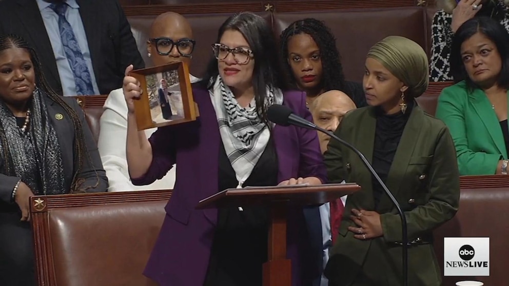 Video Tlaib tears up as she defends herself against censure move over ...