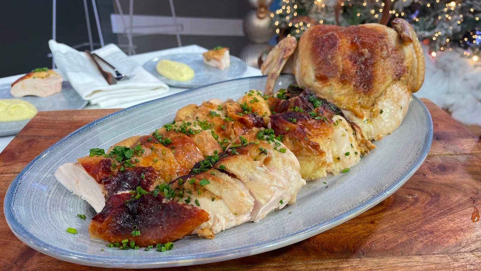 Chef Charlie Mitchell elevates stuffed chicken for the holidays - ABC News