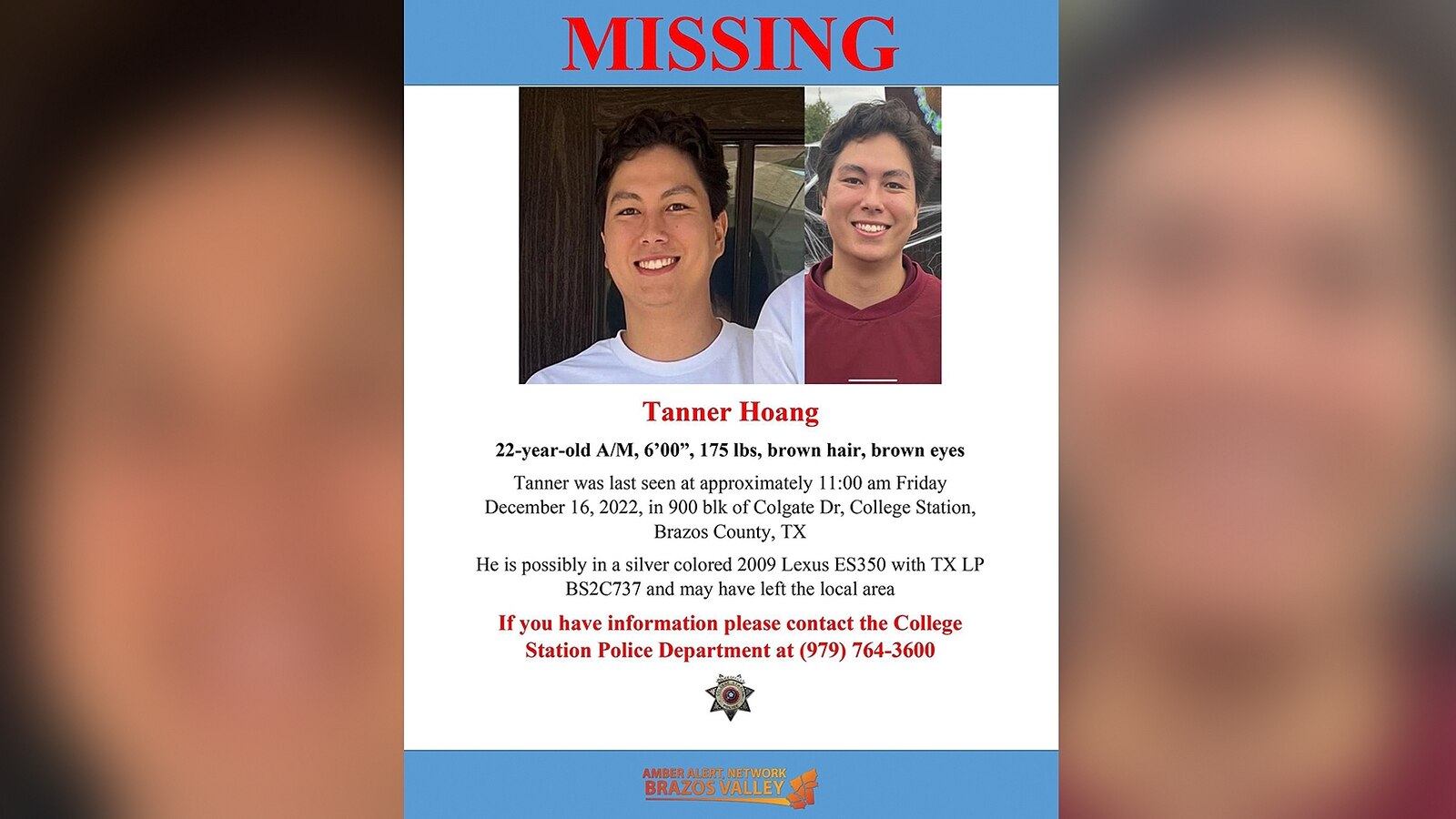 Texas A&M student who disappeared on day of graduation found dead: Police - ABC News