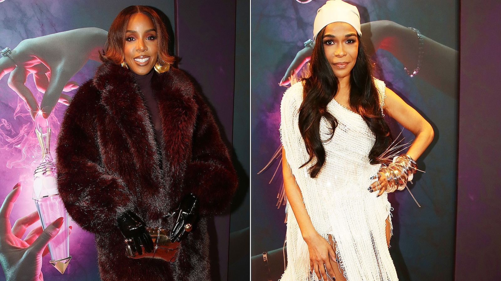 Destiny's Child stars Michelle Williams and Kelly Rowland reunite at ...