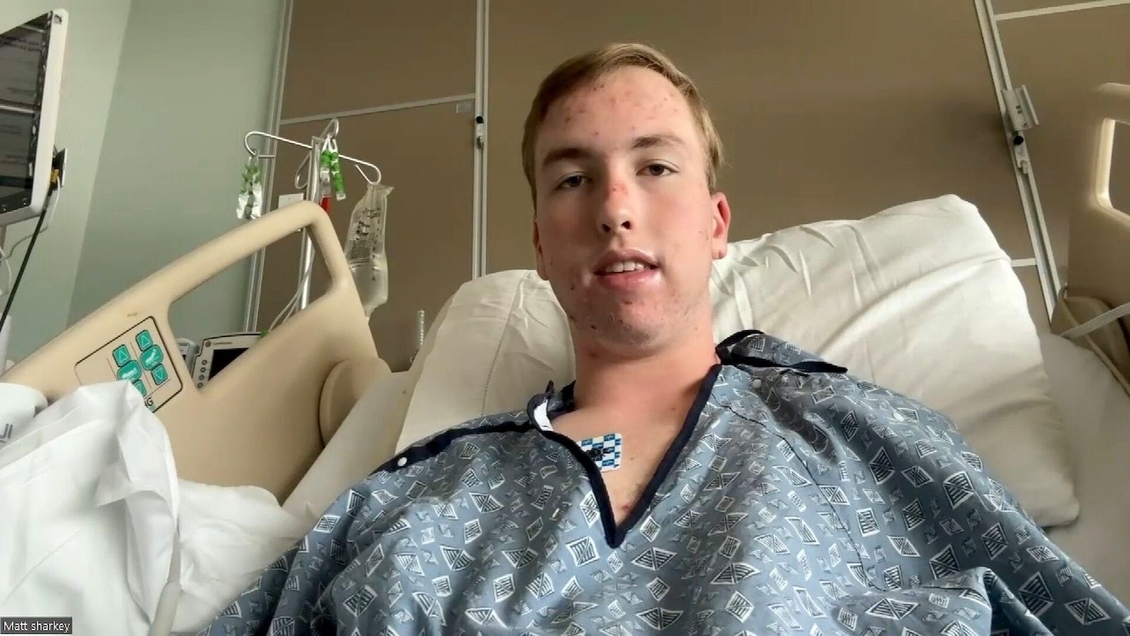 Teen speaks out from hospital bed after surviving lightning strike ...