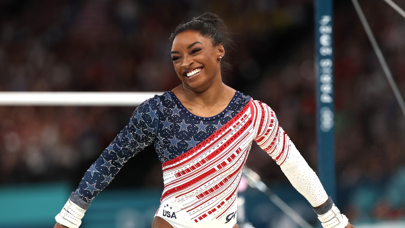 Simone Biles has a message for anyone criticizing her hair at the 2024 ...