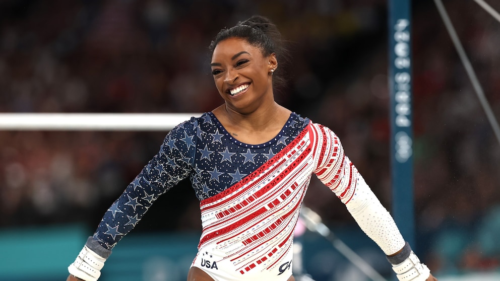 Simone Biles has a message for anyone criticizing her hair at the 2024 ...