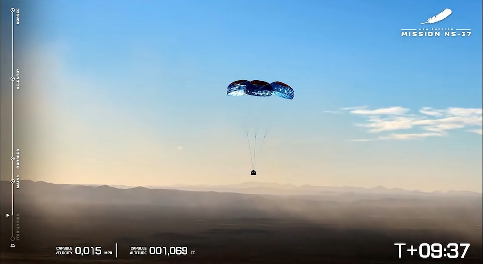 Blue Origin sends person using a wheelchair to space for the 1st time ...