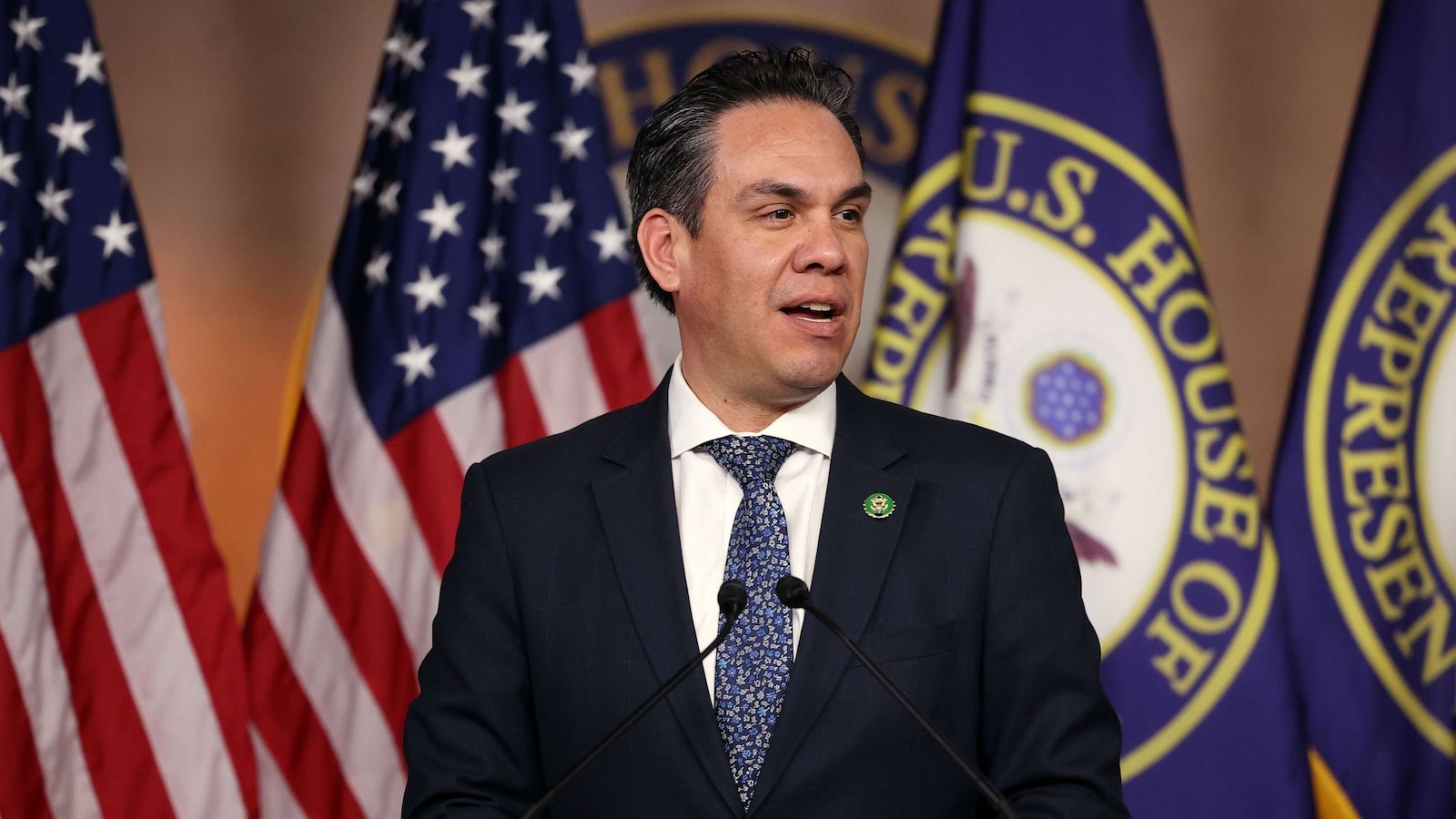 Rep. Pete Aguilar speaks on becoming the highest-ranking Latino in ...