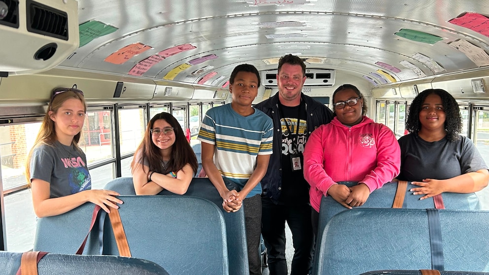 School bus driver on a mission to spread positivity to students - Good ...