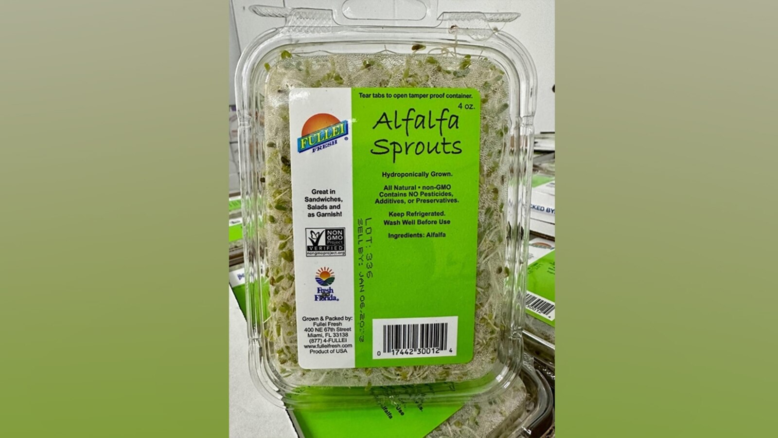 Alfalfa sprouts recalled for possible E. coli after FDA testing - ABC News