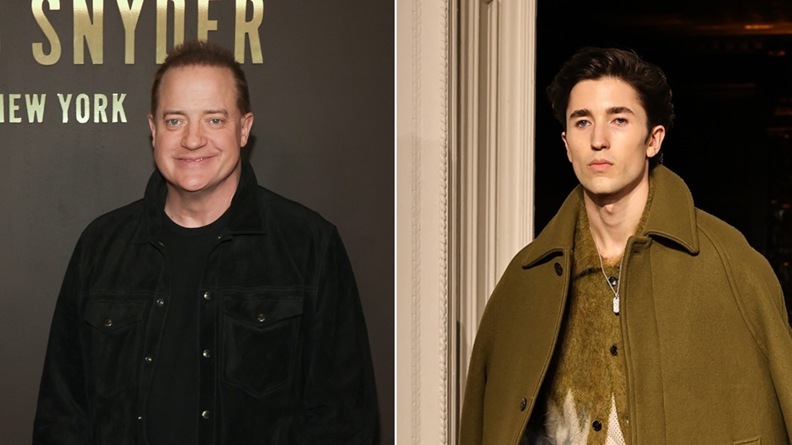 Brendan Fraser supports son Holden as he walks the runway at NYFW - ABC ...