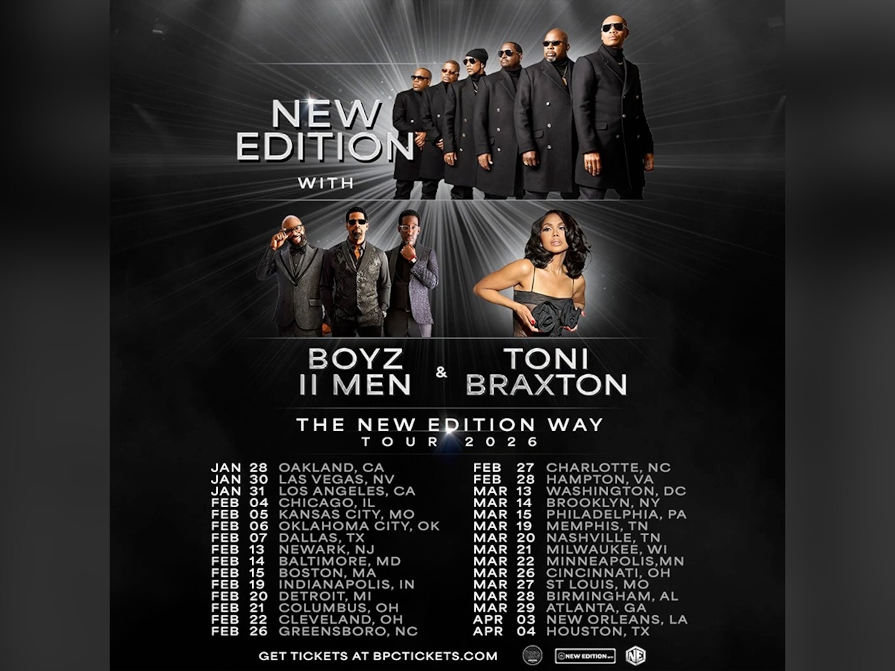 New Edition heading on tour with Boyz II Men and Toni Braxton - ABC News