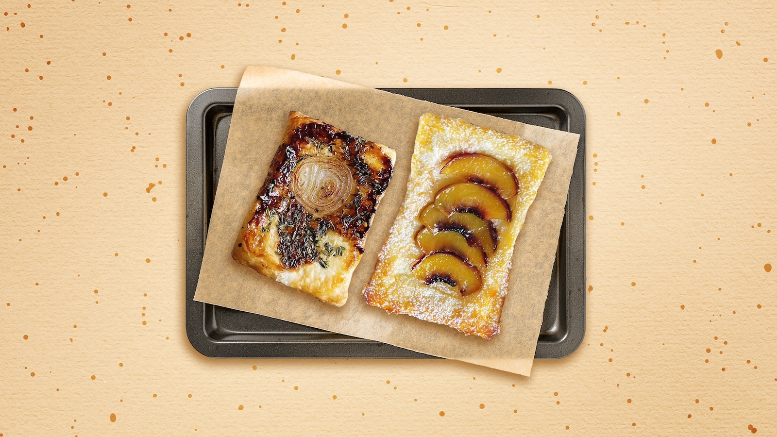 Viral upside-down puff pastry squares are an easy sweet or savory ...