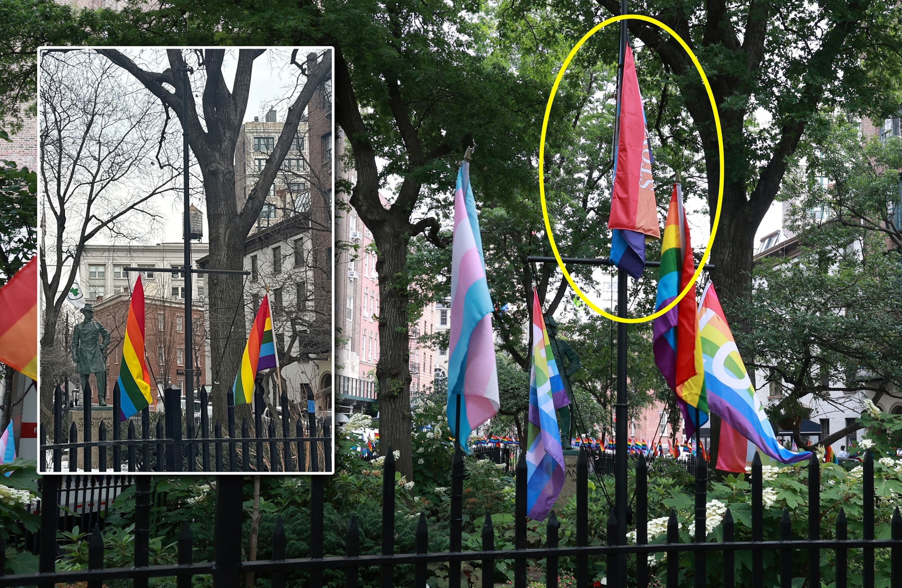 Trump admin removes pride flag from Stonewall National Monument - ABC News