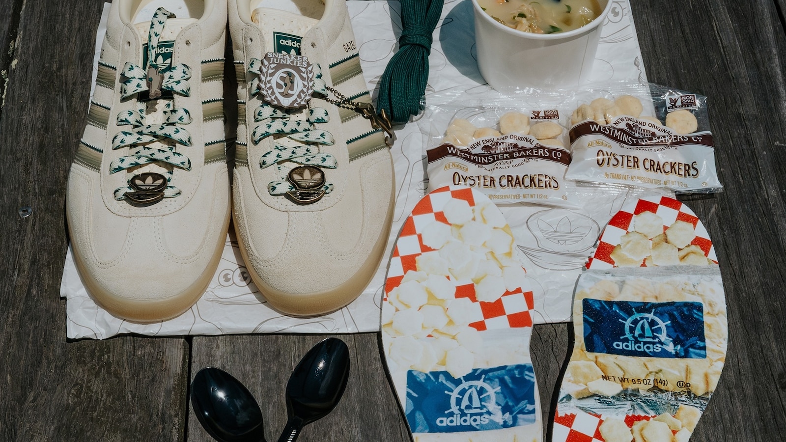 Food-inspired fall fashion: Clam chowder adidas, butter sneakers and ...