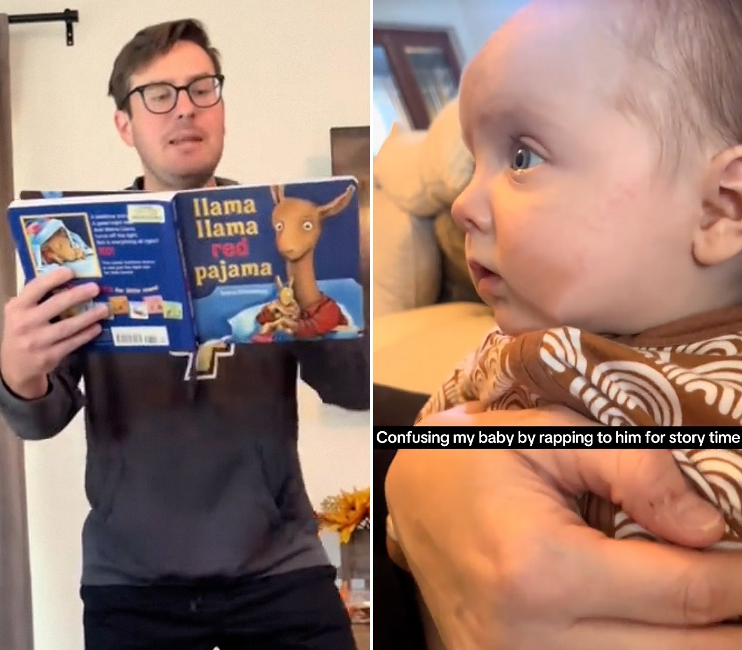 Dad goes viral with rap rendition of 'Llama Llama Red Pajama' - ABC News