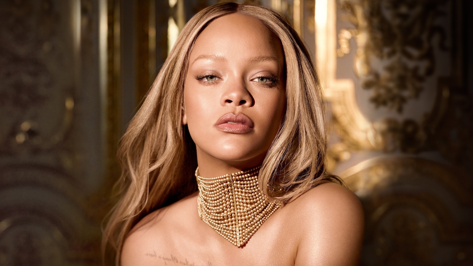 Rihanna glows in gold for new Dior J'Adore fragrance campaign film ...