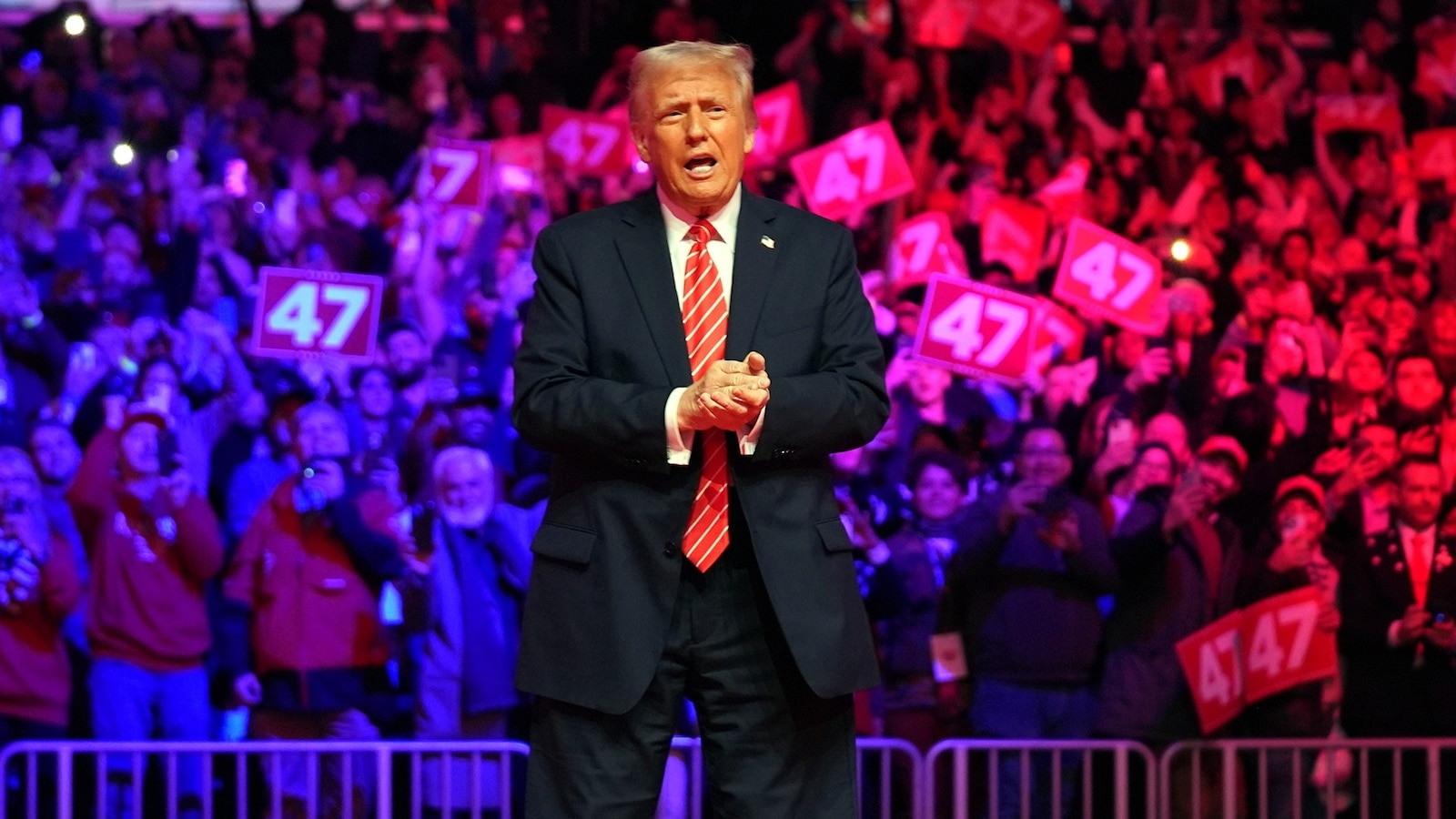 Trump holds 'Make America Great Again Victory Rally' on inauguration ...