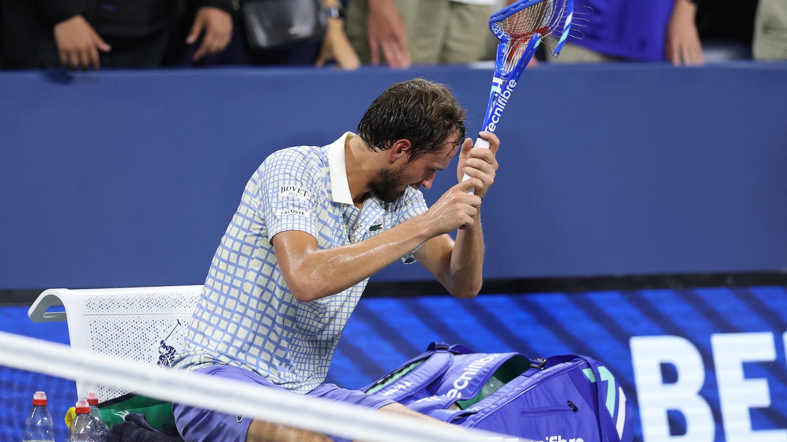 What happened to make Daniil Medvedev melt down in US Open Round 1 ...