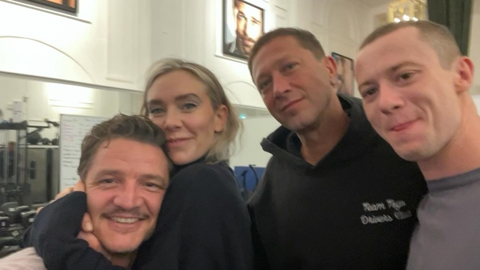 Pedro Pascal joins Vanessa Kirby, Joseph Quinn and Ebon Moss-Bachrach for 'Fantastic Four' photo ...