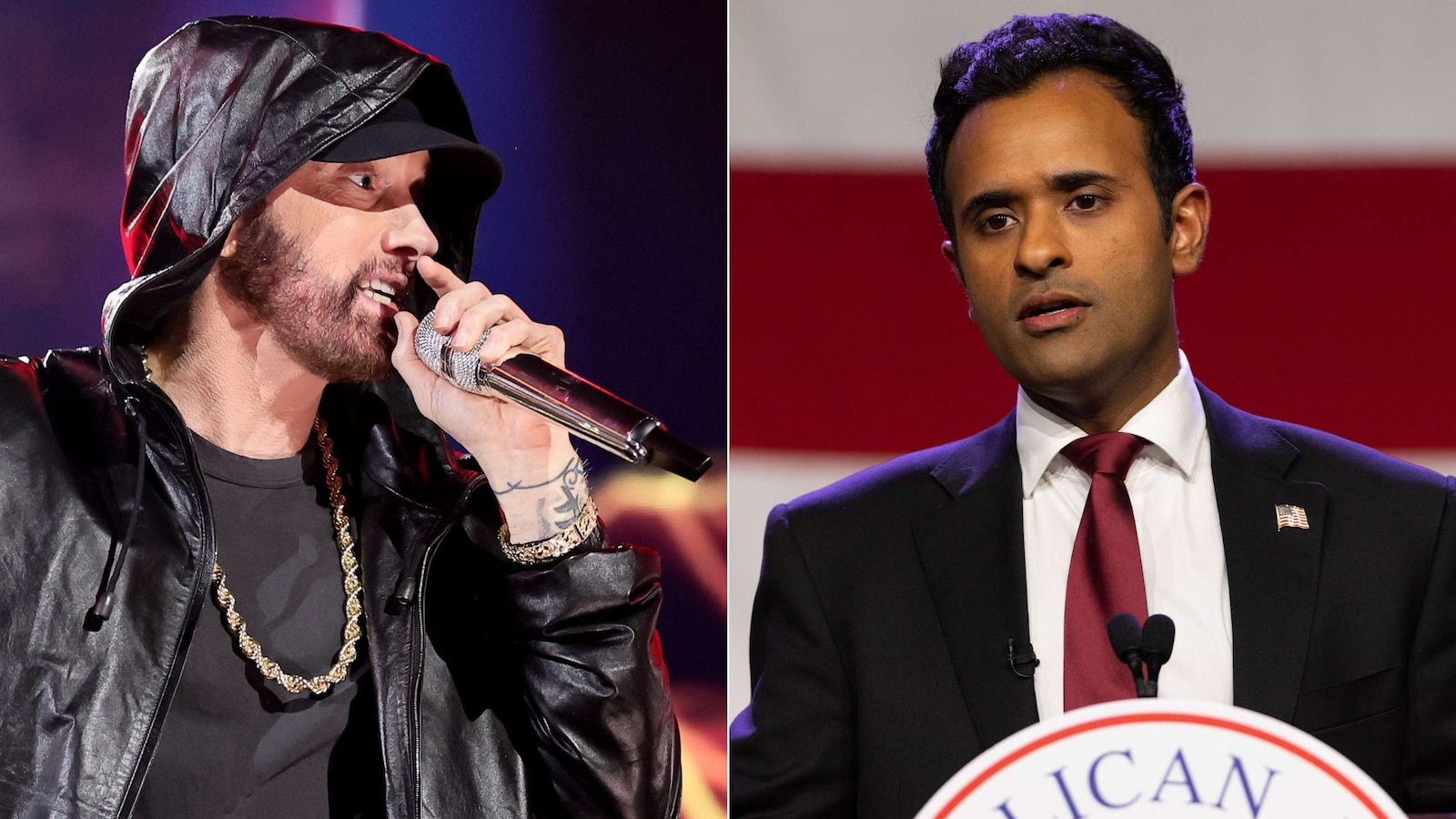 Eminem tells Vivek Ramaswamy to stop using his music after viral rap ...