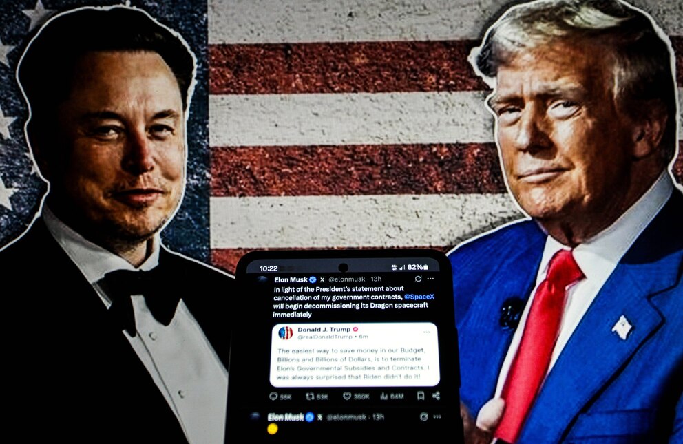 Social media users react to Musk-Trump feud - Good Morning America