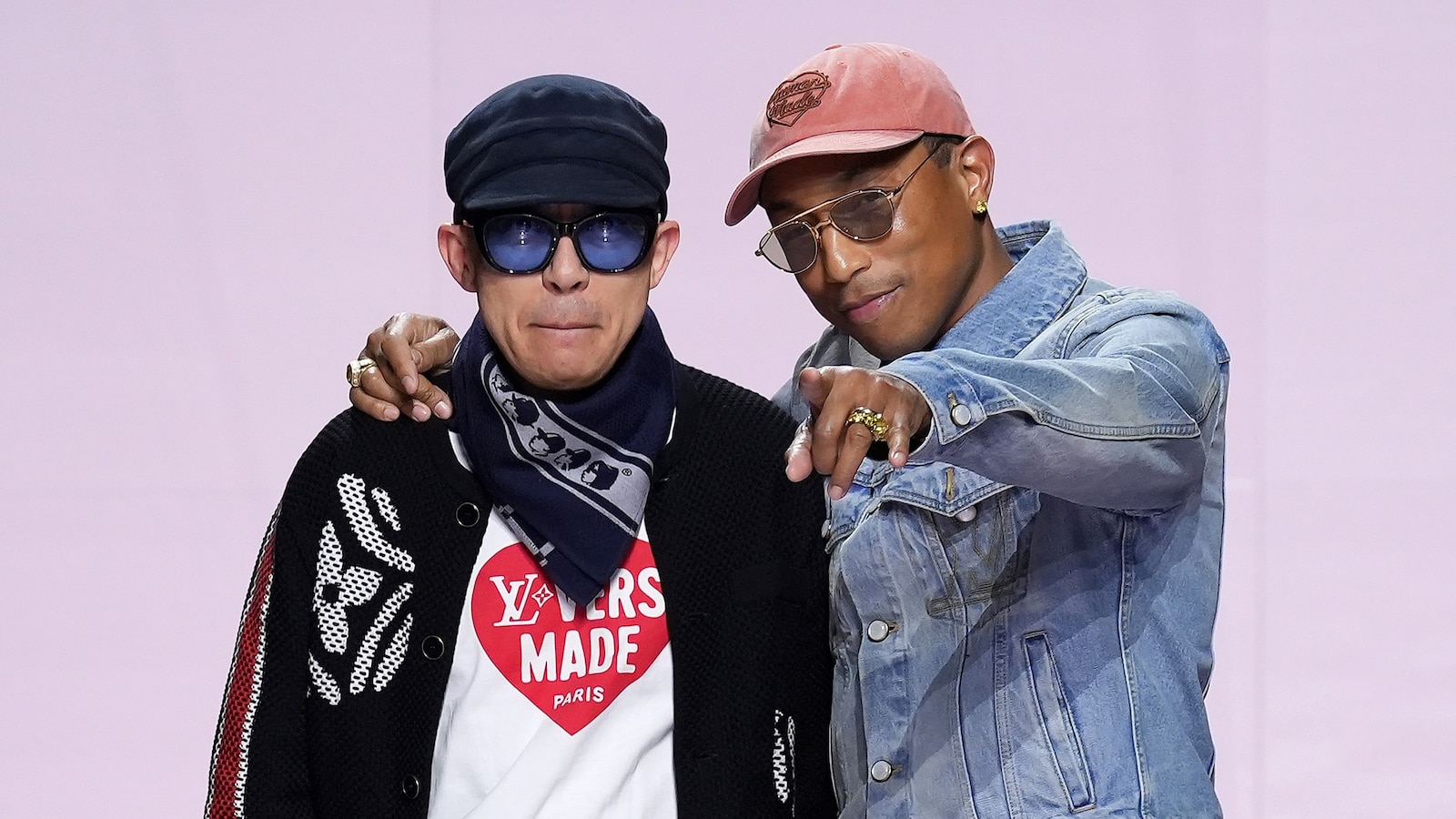 Pharrell and Nigo showcase 'dandy streetwear' for Louis Vuitton Men's ...