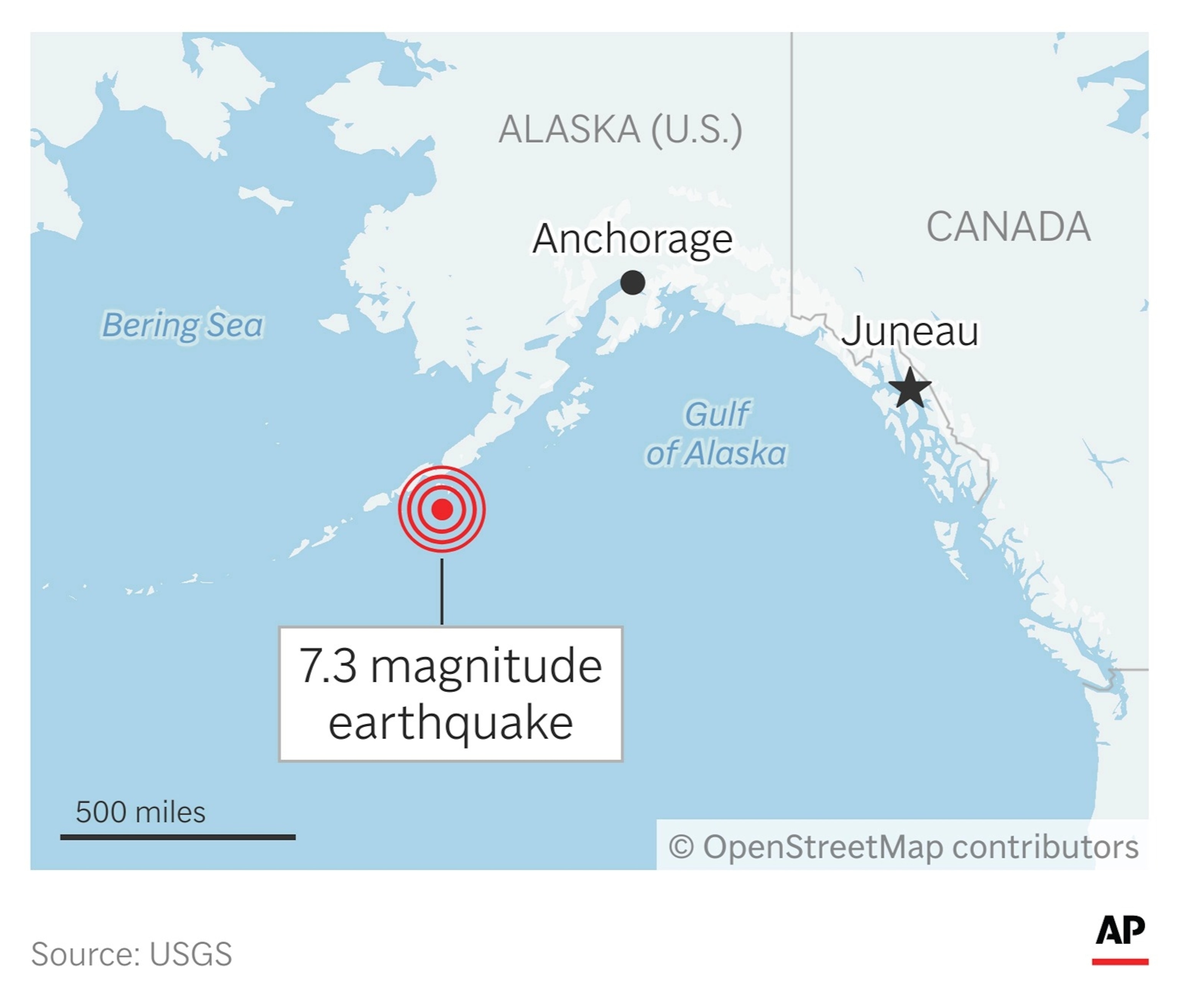 7.3 magnitude earthquake rattles Alaskan island, prompting tsunami advisory - ABC News