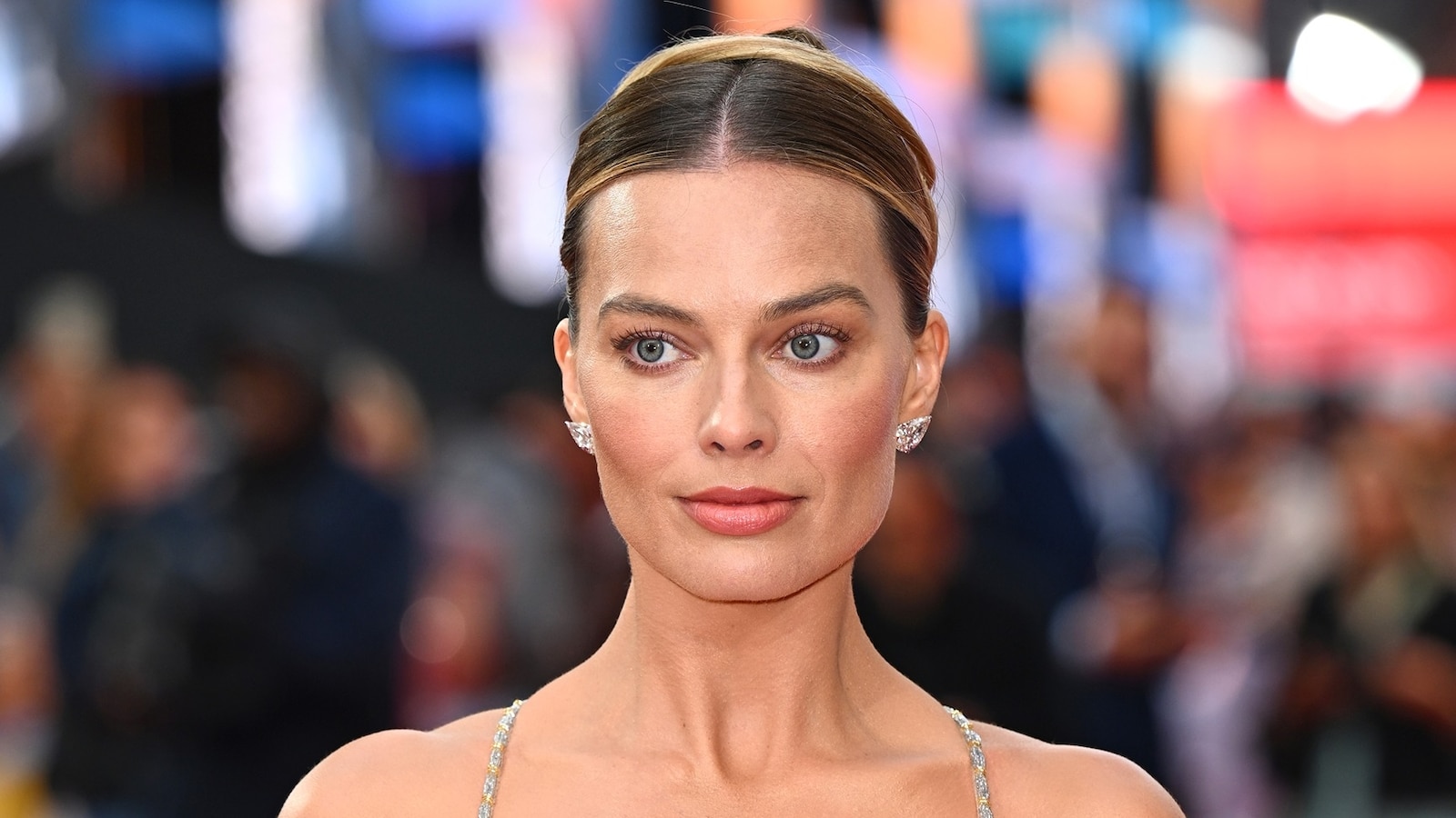 Margot Robbie stuns in sheer beaded gown at 'A Big Bold Beautiful ...