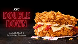 KFC Brings Back Bun less Fried Chicken sandwich The Double Down ABC