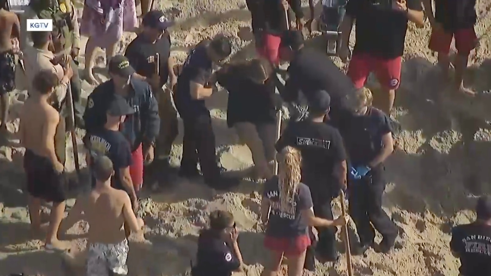 16-year-old rescued after sand hole collapses on beach - ABC News