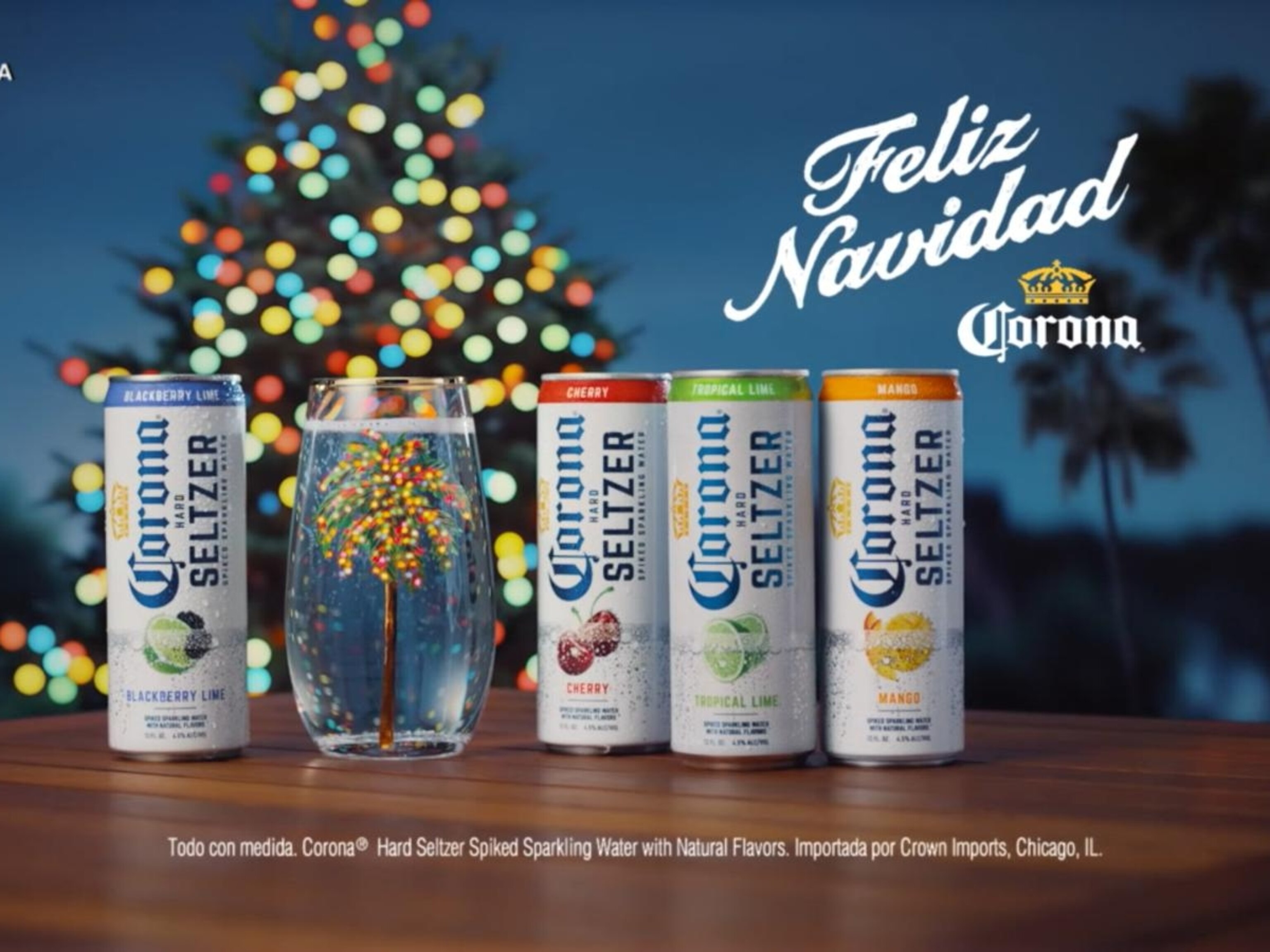 Corona Palm Tree Christmas