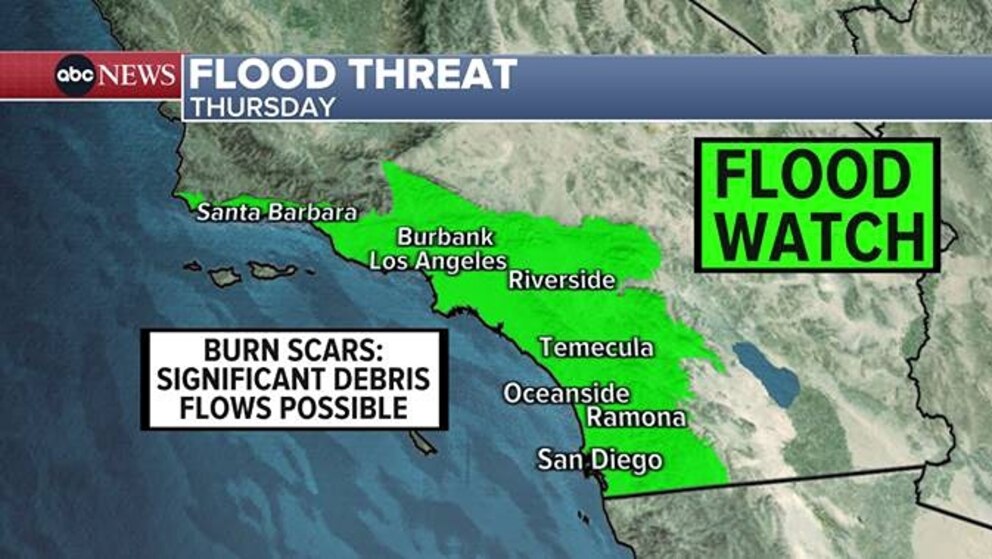 Flooding, debris flow possible as rain slams Los Angeles; evacuation orders issued - Good ...