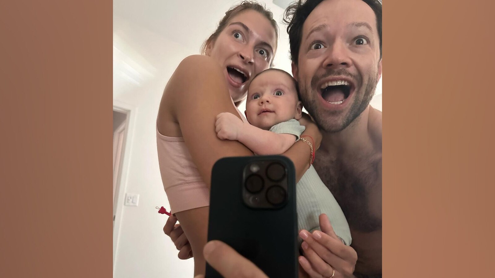 Pasha Pashkov shares silly moment with wife Daniella Karagach, daughter ...