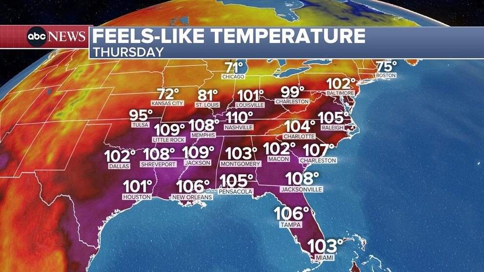 Hot, sticky temperatures continue to impact millions: When will it end ...