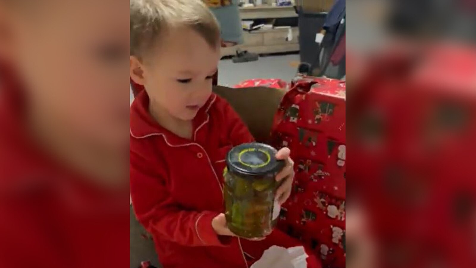 No One Was More Excited Than This Toddler To Receive A Jar Of Pickles no-one-was-more-excited-than-this-toddler-to-receive-a-jar-of-pickles