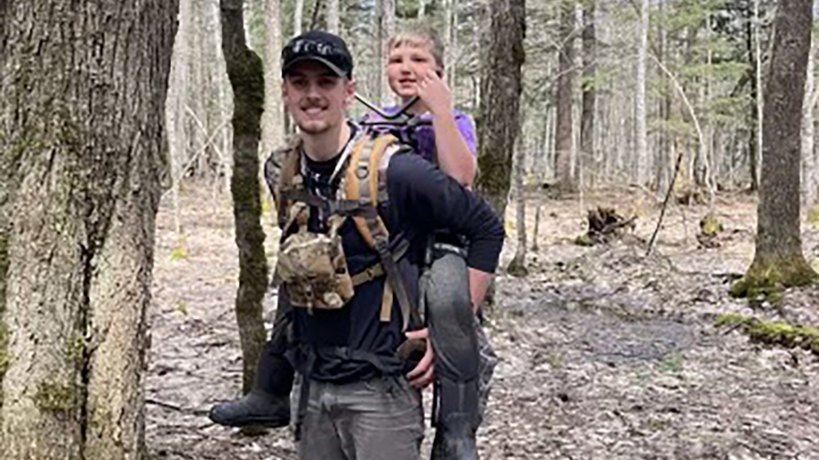 8-year-old missing for 2 days found safe under log in Michigan state ...
