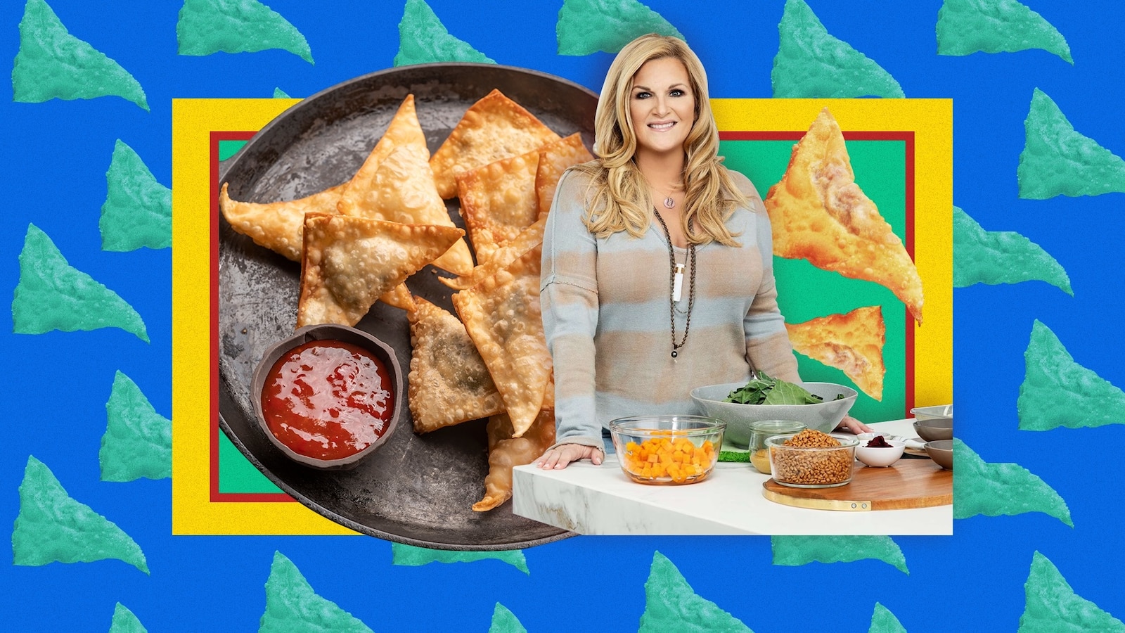 How to make Trisha Yearwood's collard-stuffed wontons on the menu at ...