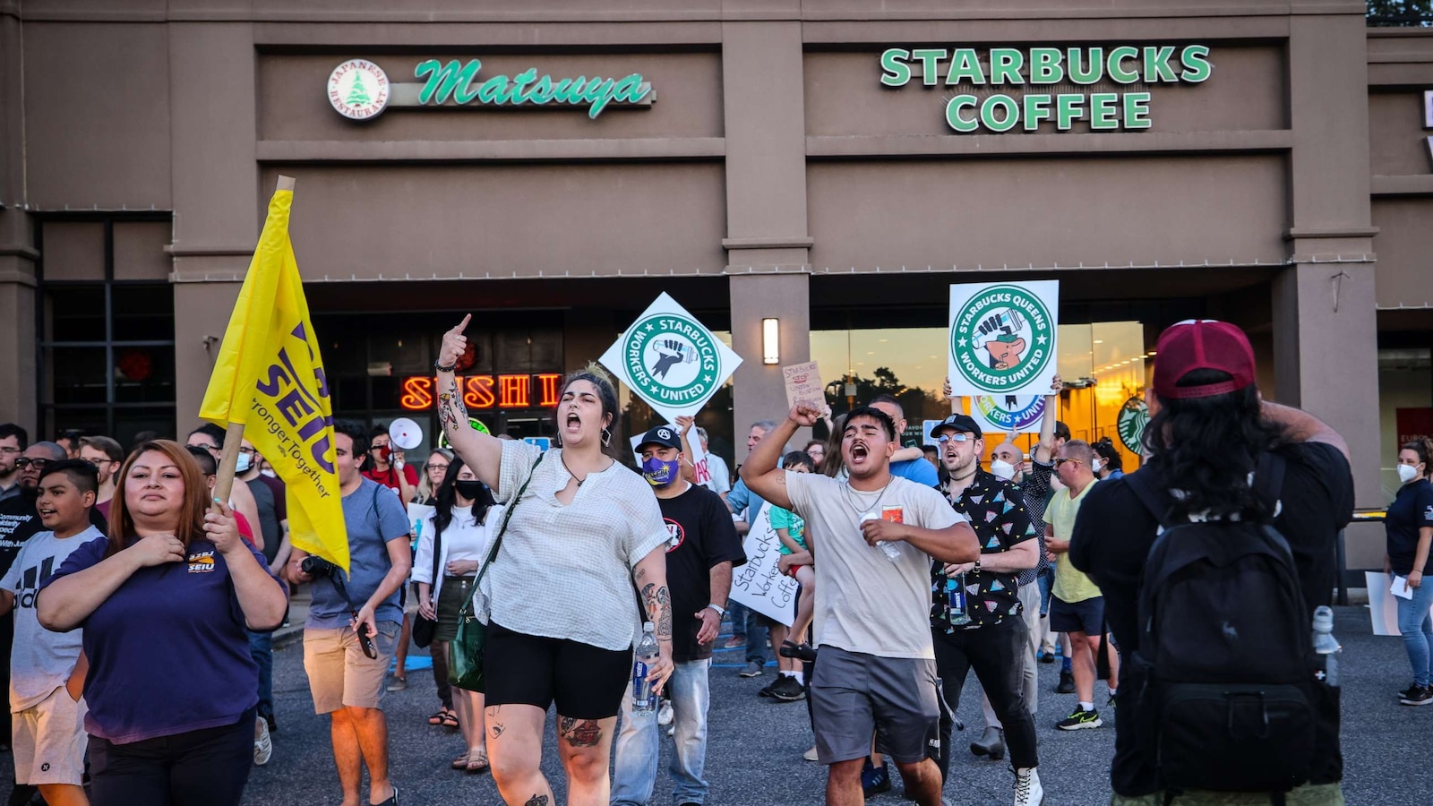 New York City sues Starbucks over firing of unionizing barista - ABC News