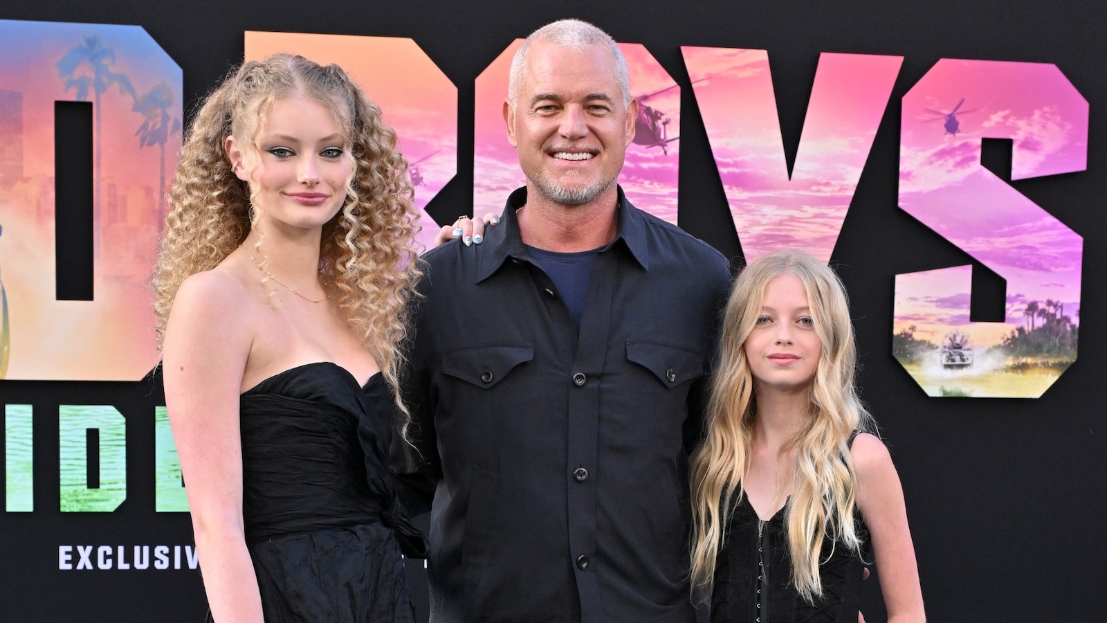 Eric Dane attends 'Bad Boys: Ride or Die' premiere with his 2 daughters ...