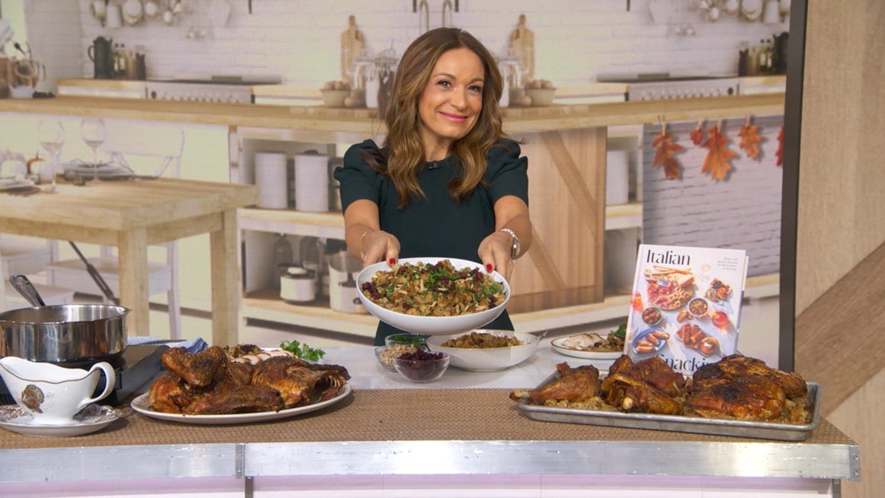 Thanksgiving recipes for turkey with stuffing and gravy, Hasselback ...