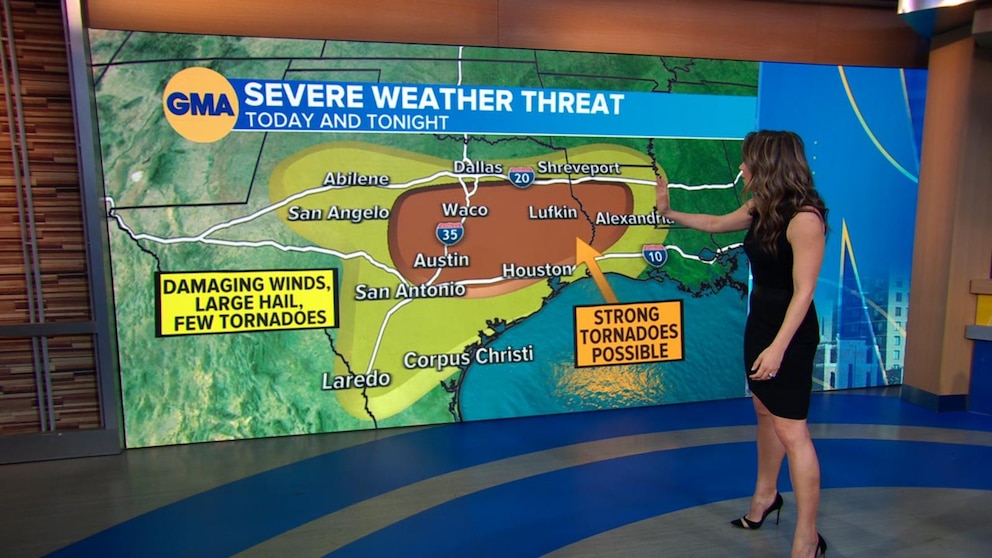 Video Severe Weather Hits South Abc News