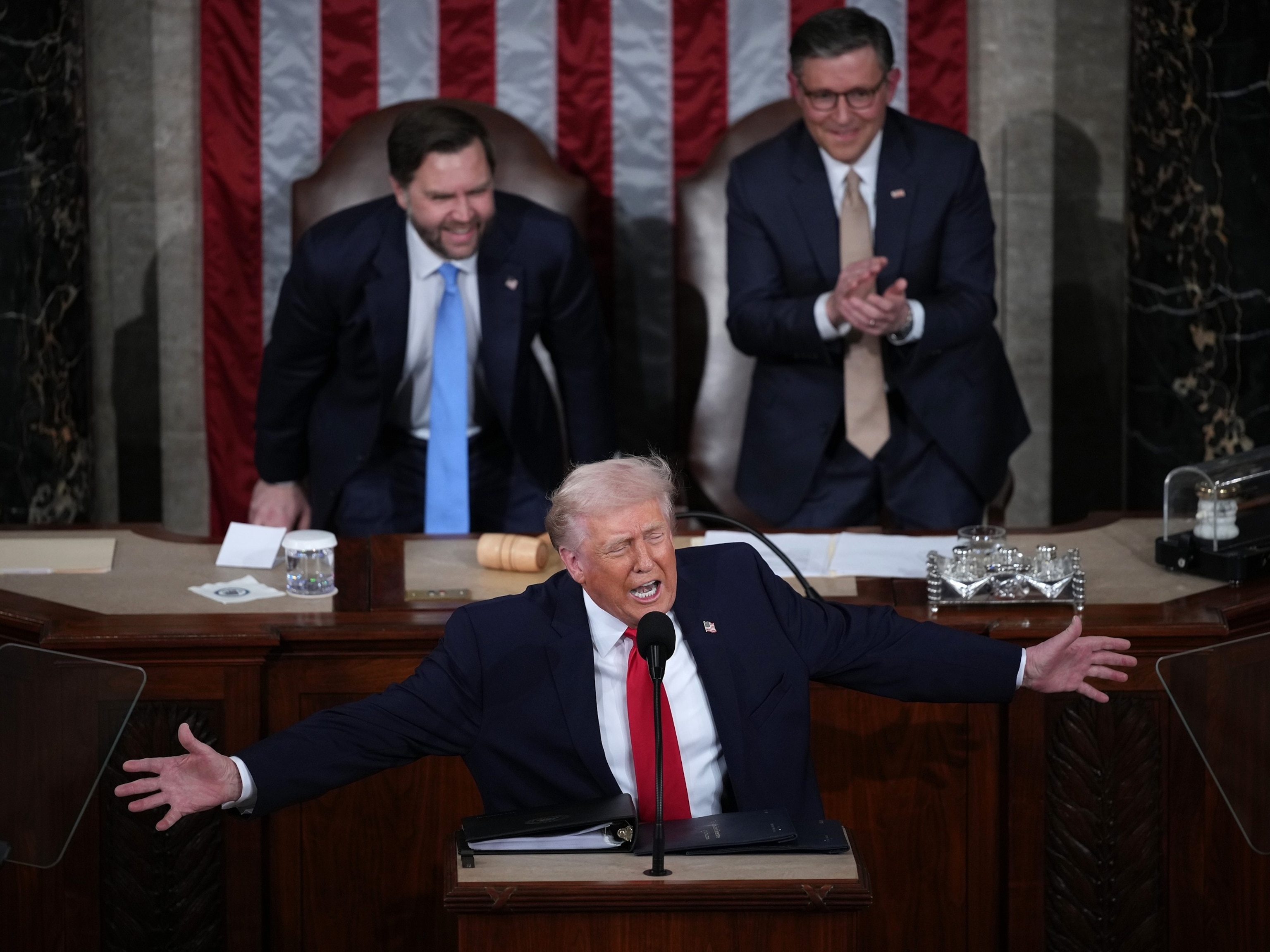Trump issues warning to Iran on nuclear weapons in State of the Union ...